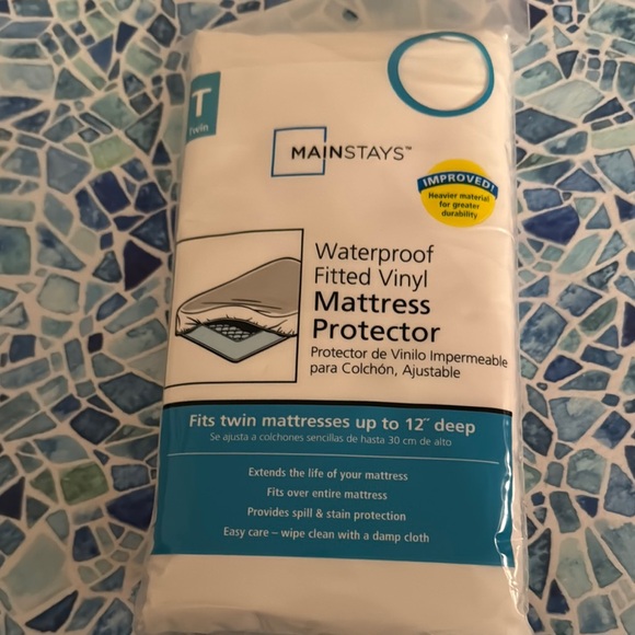 Mainstays | Bedding | Mainstays Waterproof Vinyl Mattress Protector ...